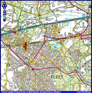 Interactive Map Of Fleet Pond And Surroundings - Fleet Pond Society