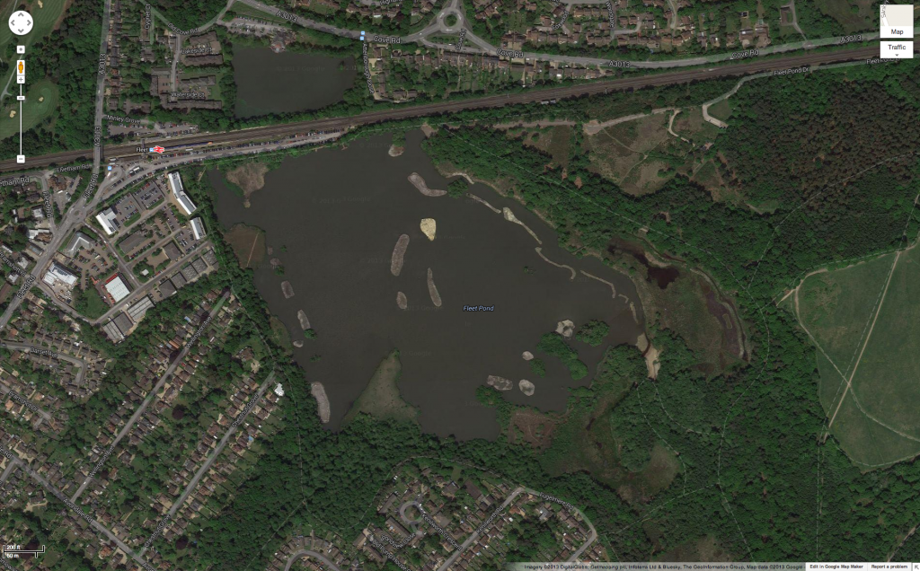 Fleet Pond From The Air – Islands Too! - Fleet Pond Society