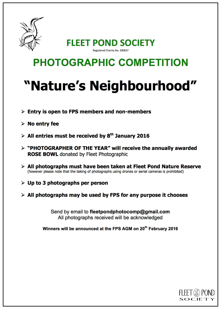 FPS Photo Competition: Nature’s Neighbourhood - Fleet Pond Society