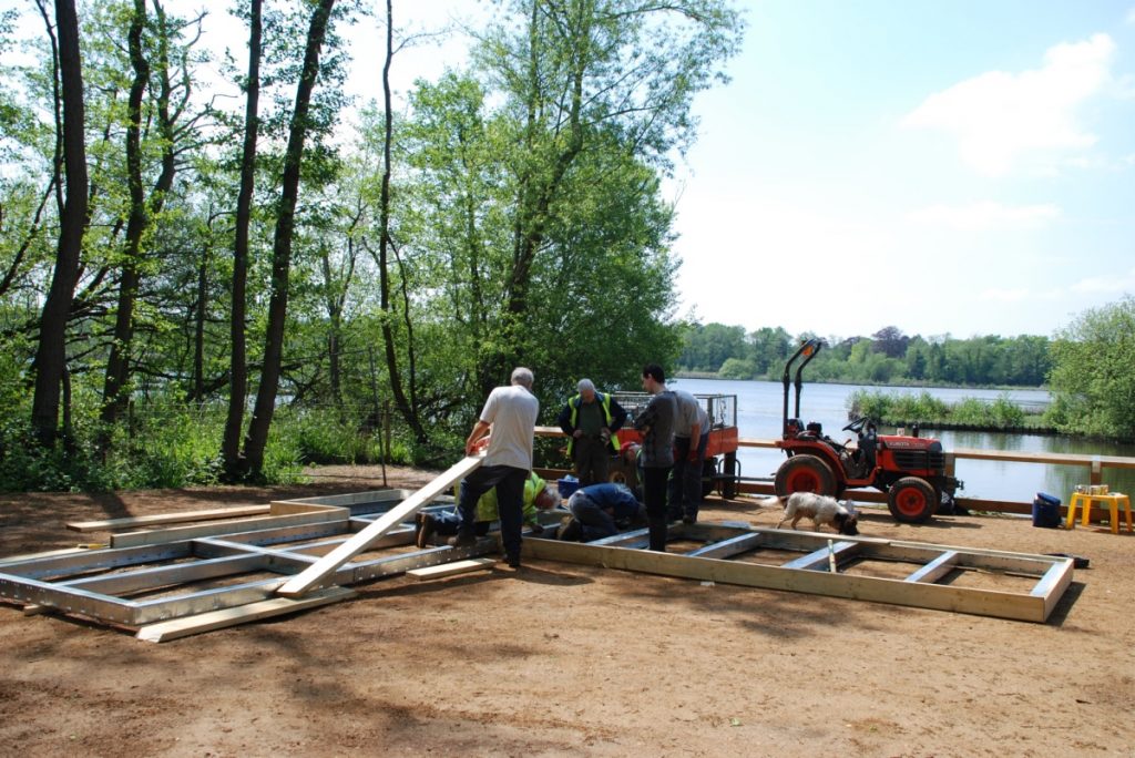 The Birth of the New Pond Dipping Platform | Fleet Pond Society